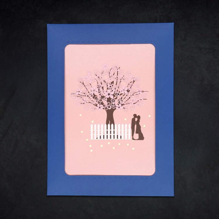 Sakura Tree 3D Pop-up Card | Romantic Greeting Card