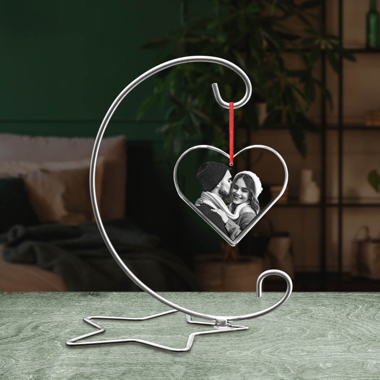 Silver Star Stand for Crystal Ornaments