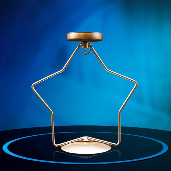 Gold Star Stand For Crystal Ornaments And Scented Candles