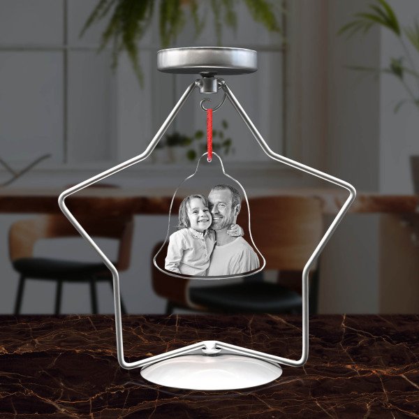 Silver Star Stand for Crystal Ornaments and Scented Candles