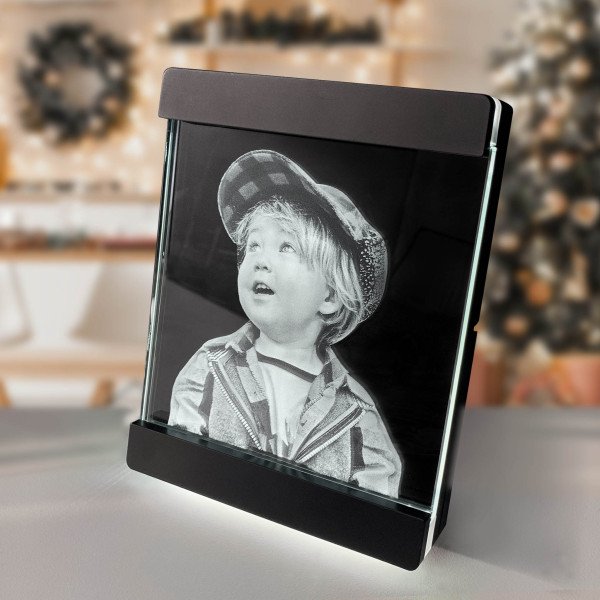 2D Frame to Light Up Your Photo Crystal